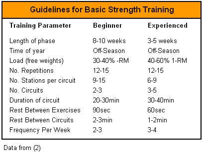 Circuit Weight Training Programs